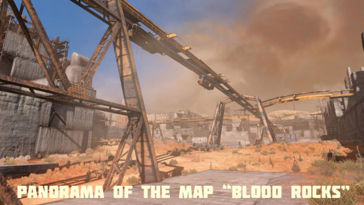 Panorama de la carte “Blood Rocks” - Actualités - Crossout